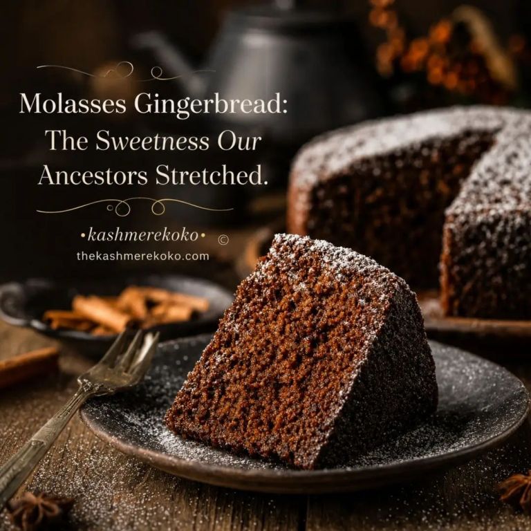Molasses Gingerbread: The Sweetness Our Ancestors Stretched
